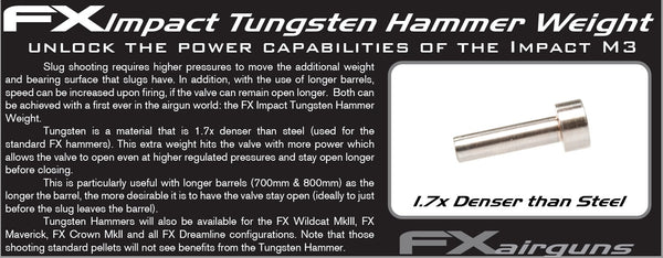 FX Impact Tungsten Hammer Weight – Multech Retail
