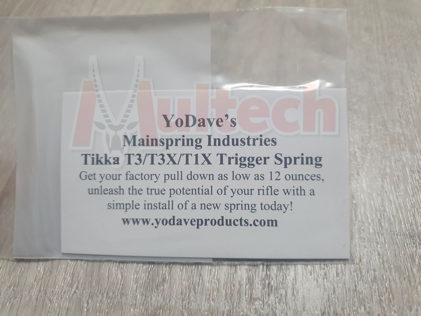 YoDave Mainspring Tikka T3/T3X/T1X Trigger Spring – Multech Retail