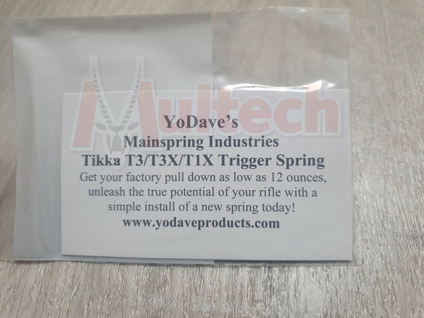 YoDave Mainspring Tikka T3/T3X/T1X Trigger Spring – Multech Retail